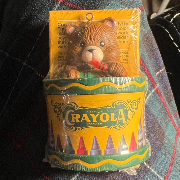 Crayola | Holiday | Vintage Crayola Bear Crayola Ornament And Crayons ...